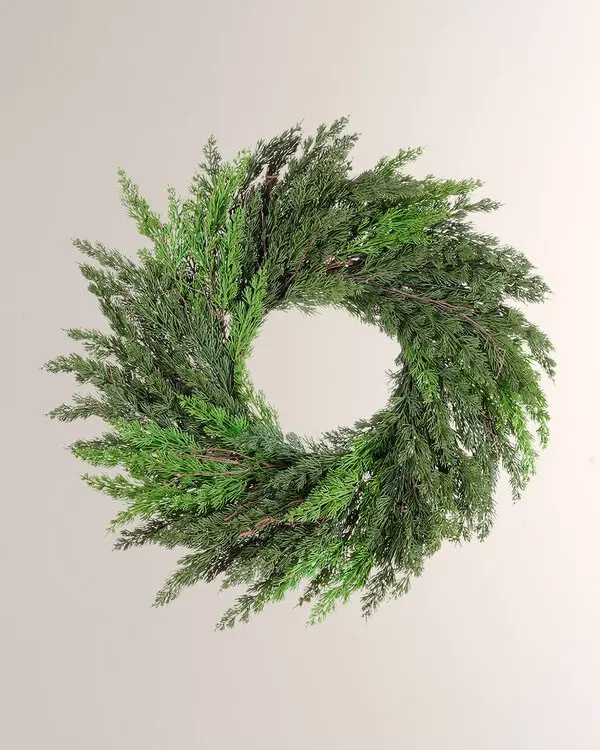 WINWARD HOME 30" Cedar Wreath