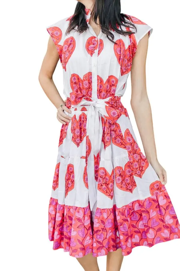 Buy Victoria Dunn Isle Of Palm Dress In Petal Peony - Multi At 31% Off ...
