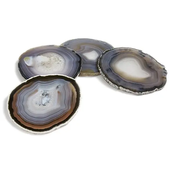 ANNA NEW YORK Pedra Gemstone Coasters, Set Of 4