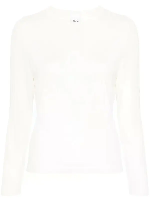 ALLUDE Fine-knit Virgin Wool Jumper