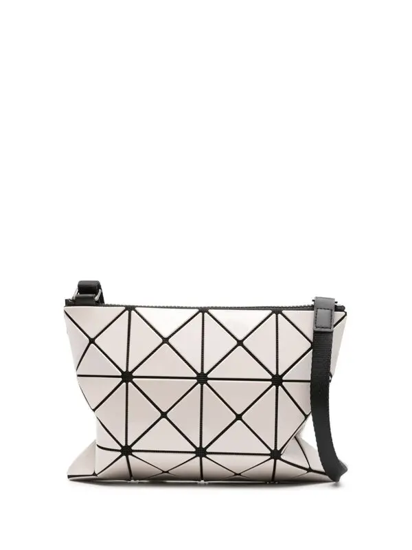 Issey Miyake Lucent Gloss Geometric Crossbody Bag - Neutrals