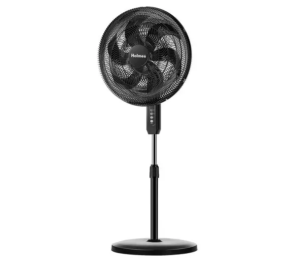 HOLMES Big Breeze 16' 3-speed Manual Oscillatin G Stand Fan