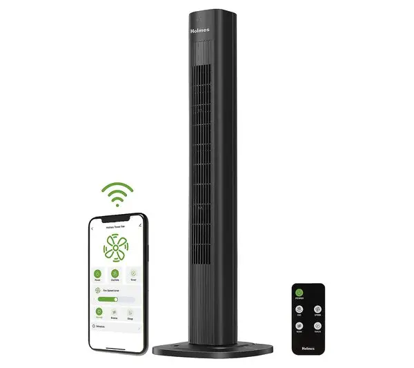 HOLMES 36' Smartconnect Wi-fi 3-speed Tower Fa With Remote