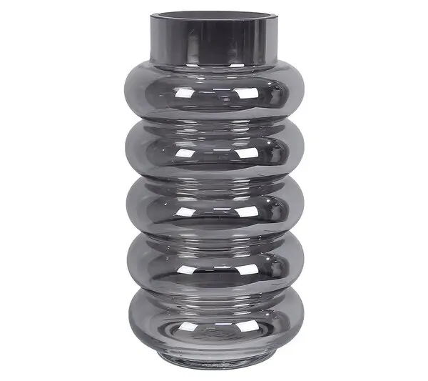 YOUNG'S INC. Young's Mercury Glass Tabletop Vase In Smoke Gr Ay