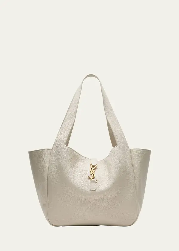 Saint Laurent Bea Tote Bag - Blanc Vintage/dar