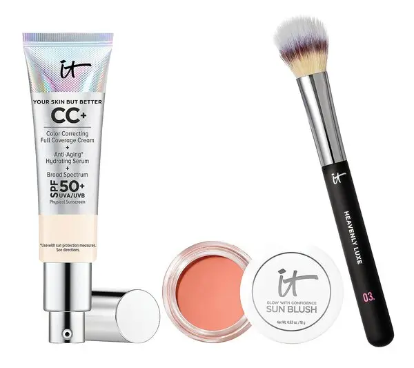 IT COSMETICS Glow W/ Confidence Cc+ Spf 50 3pccollection - One-color