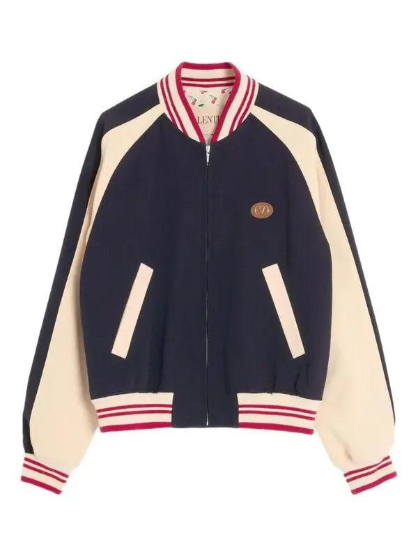 Valentino Garavani Vlogo Bomber - Blue