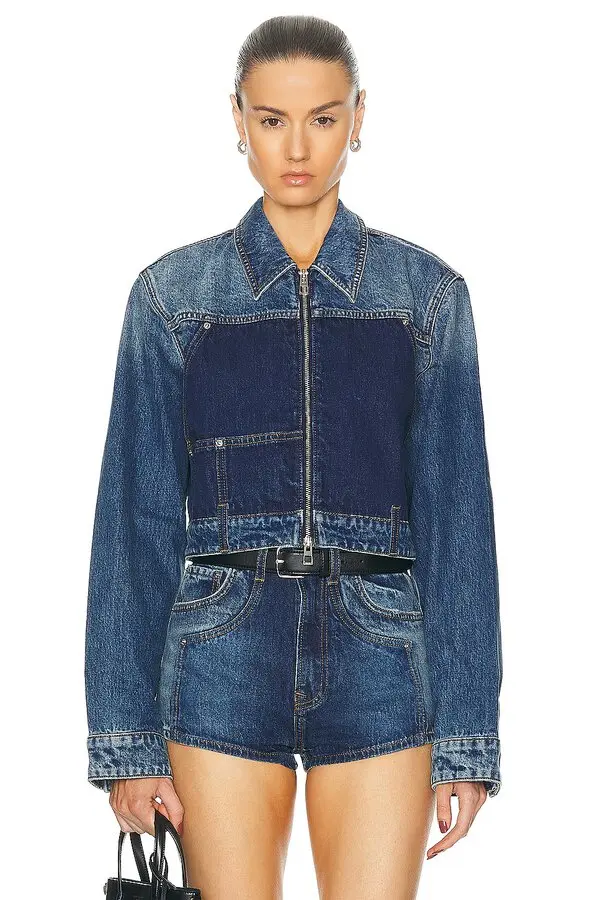 GRLFRND Avery Two Tone Utility Jacket