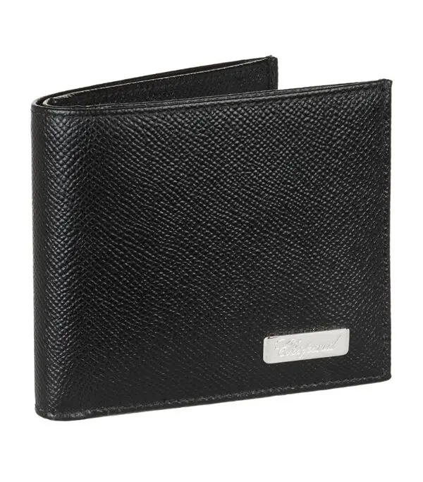 Chopard Small Leather Il Classico Bifold Wallet - Black | Editorialist