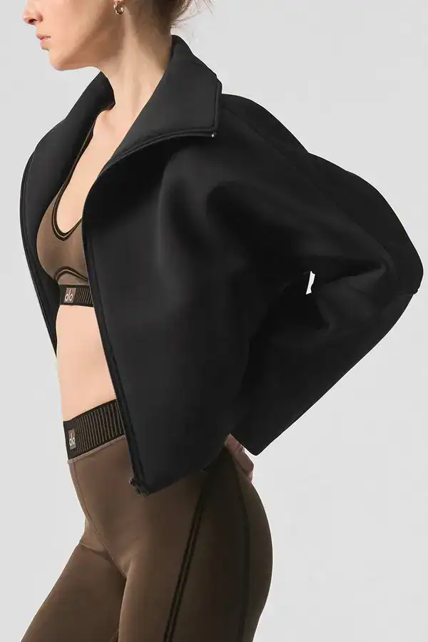 Alo Yoga Technical Form Jacket - Black | Editorialist