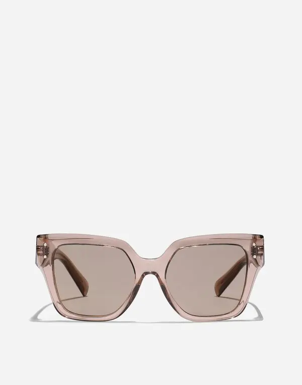 Dolce & Gabbana Dg Sharped Sunglasses - Transparent Camel