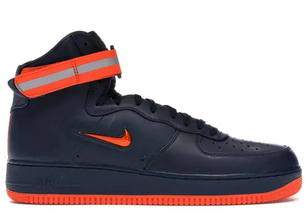 Nike Air Force 1 High Nyc Sneakers - Obsidian/brilliant Orange