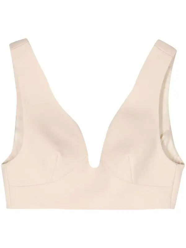 JIL SANDER Virgin-wool Brallete Top