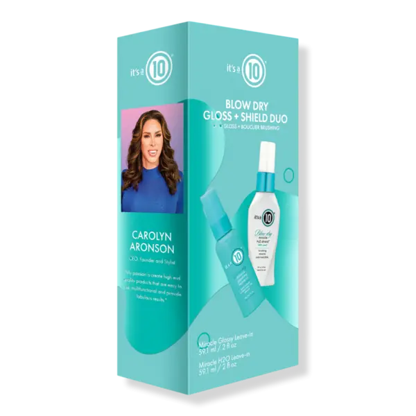 IT'S A 10 HAIRCARE Blow Dry Gloss And Shield Duo