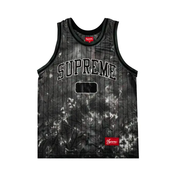 Supreme Dyed Basketball Jersey - Black