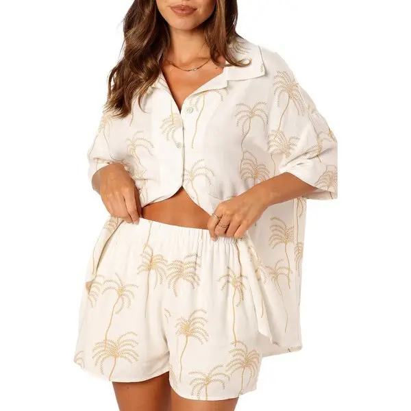 PETAL & PUP Amira Printed Shirt