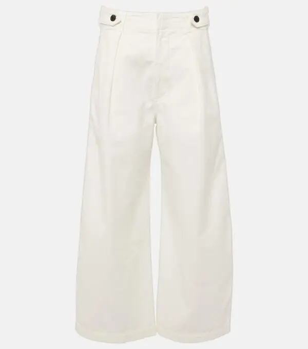 Citizens Of Humanity Payton High-rise Twill Wide-leg Pants - White