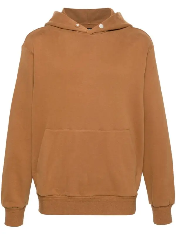 Zegna Drop-shoulder Jersey Hoodie - Brown