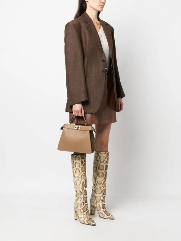 Fendi Peekaboo Iseeu Medium Crossbody Bag - Brown