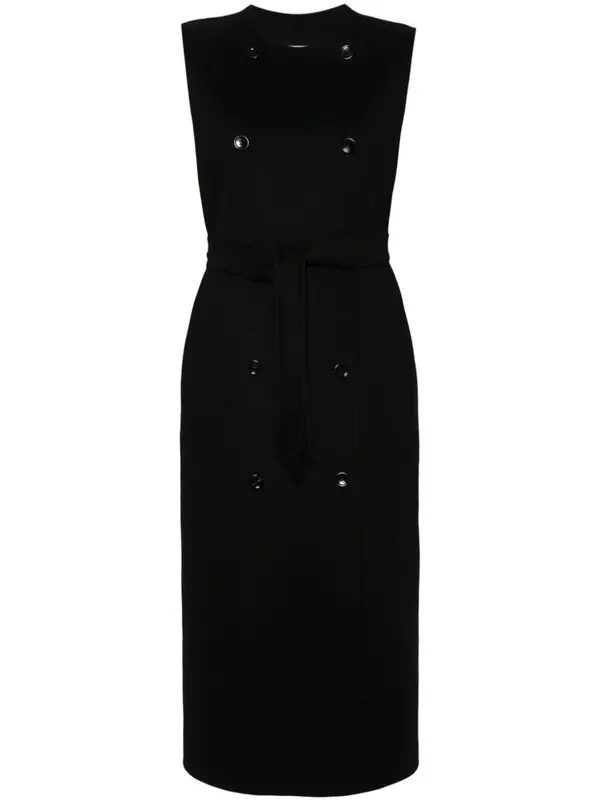 Max Mara Double-breasted Sleeveless Coat