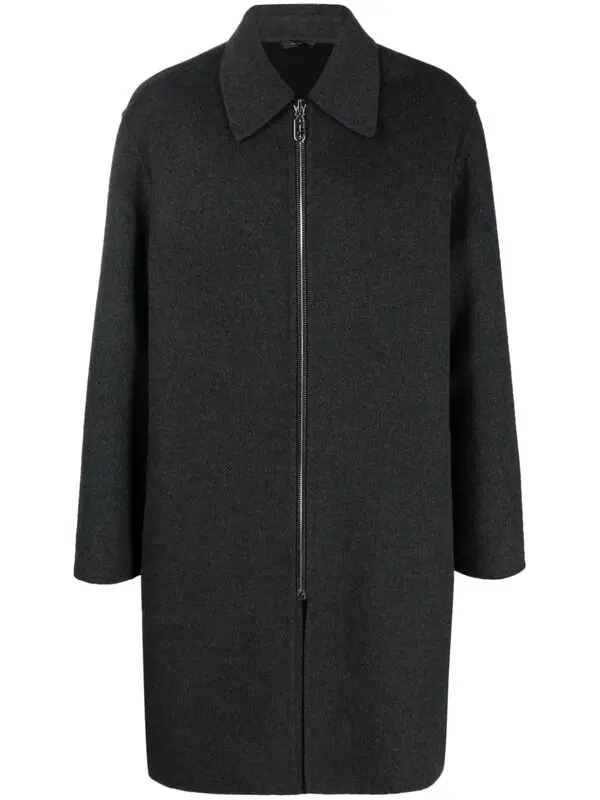 Fendi Zip-up Cashmere Coat