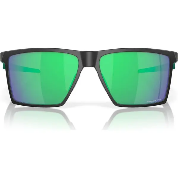 Oakley Futurity Sun 57mm Polarized Square Sunglasses - Shiny Black