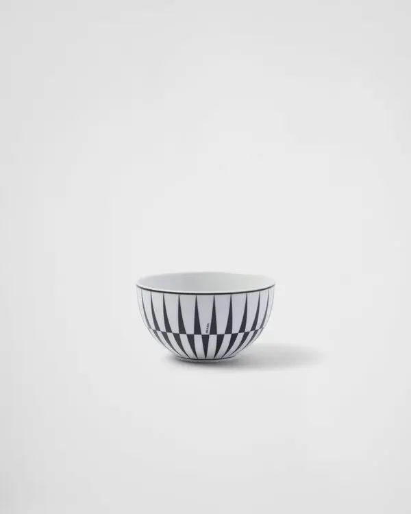 Prada Set Of Two Porcelain Bowls