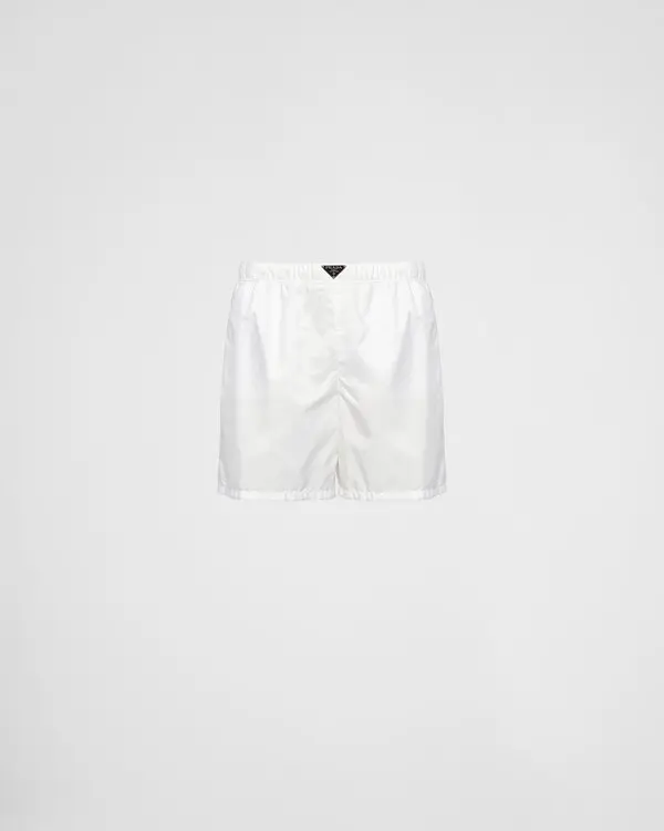 Prada Re-nylon Swim Trunks - White