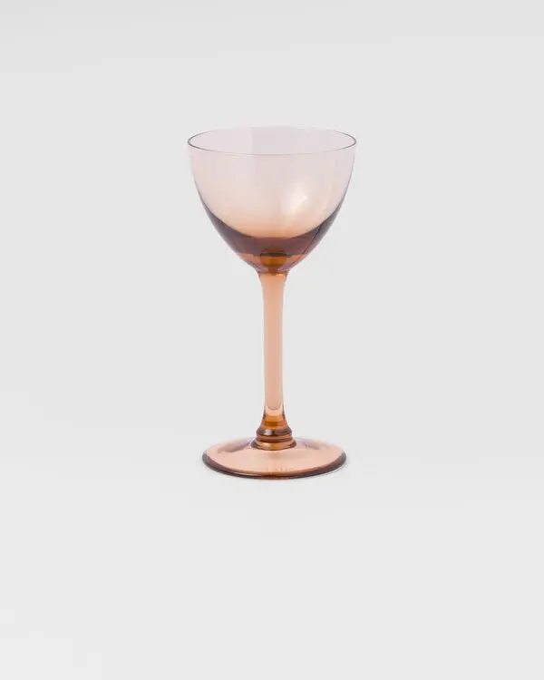 Prada Set Of Two Crystal Cocktail Glasses New York - Onix