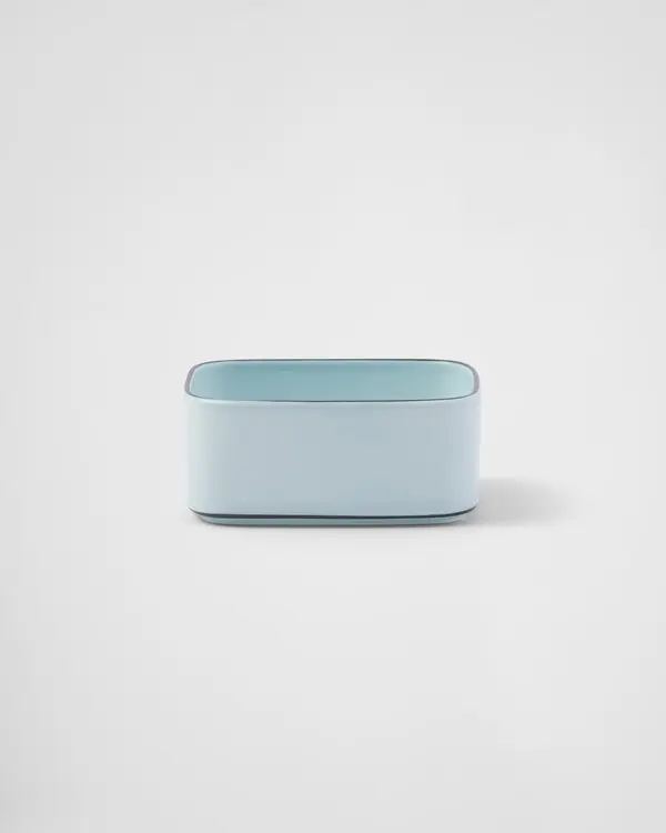 Prada Porcelain Sugar Bowl Celadon