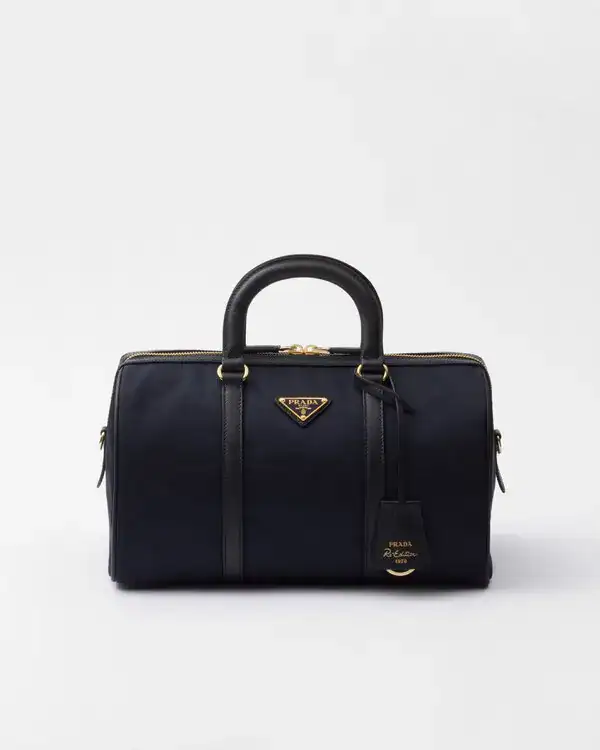 Prada Re-Edition 1978 Re-Nylon And Saffiano Leather Top-Handle Bag