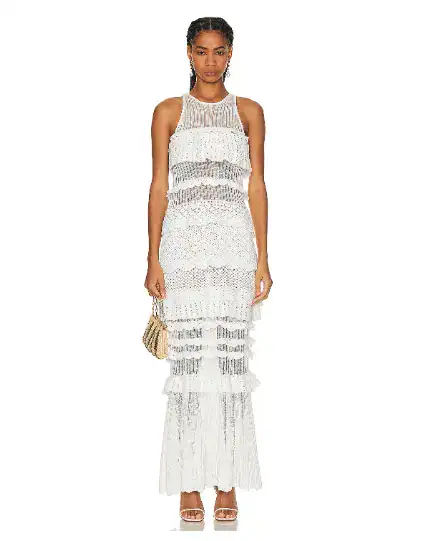 Staud Sorrento Dress In White - 66% Off | Editorialist