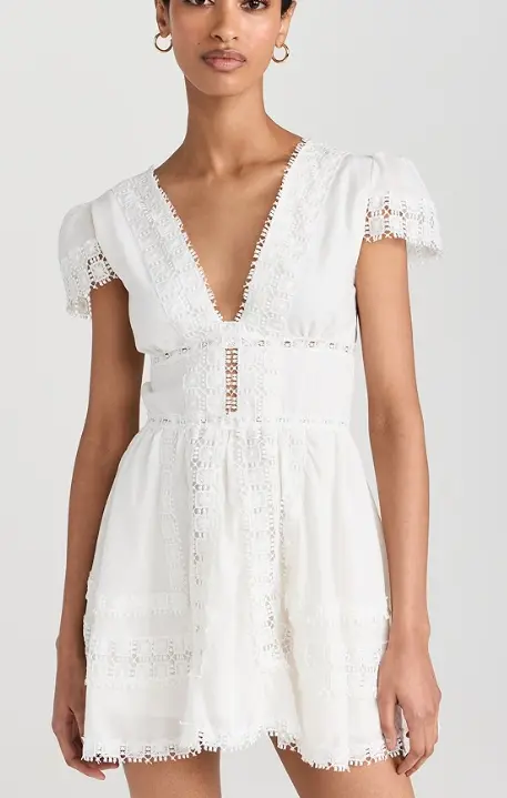 Peixoto Piper Mini Dress - White