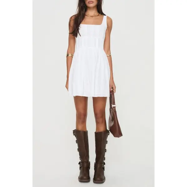 Princess Polly Lorinda Lacy Inset Minidress
