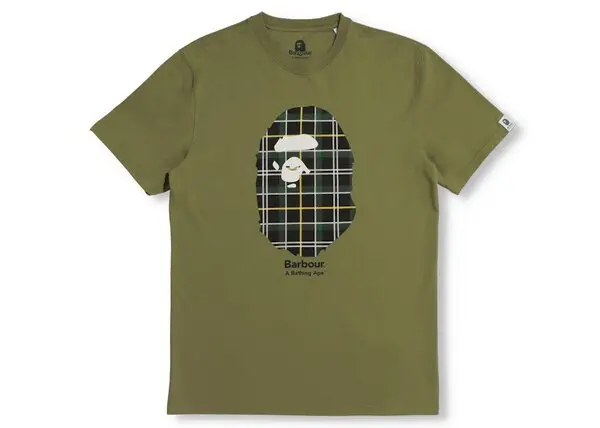 BAPE X Barbour Tee Shirt - Green