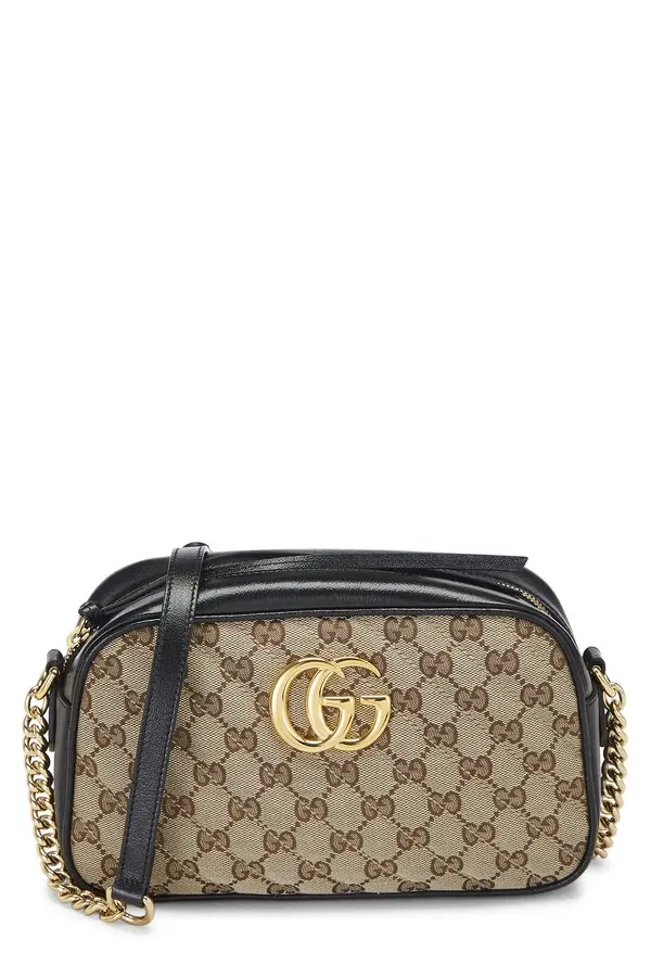 Gucci Original Gg Canvas Marmont Crossbody Small - Beige