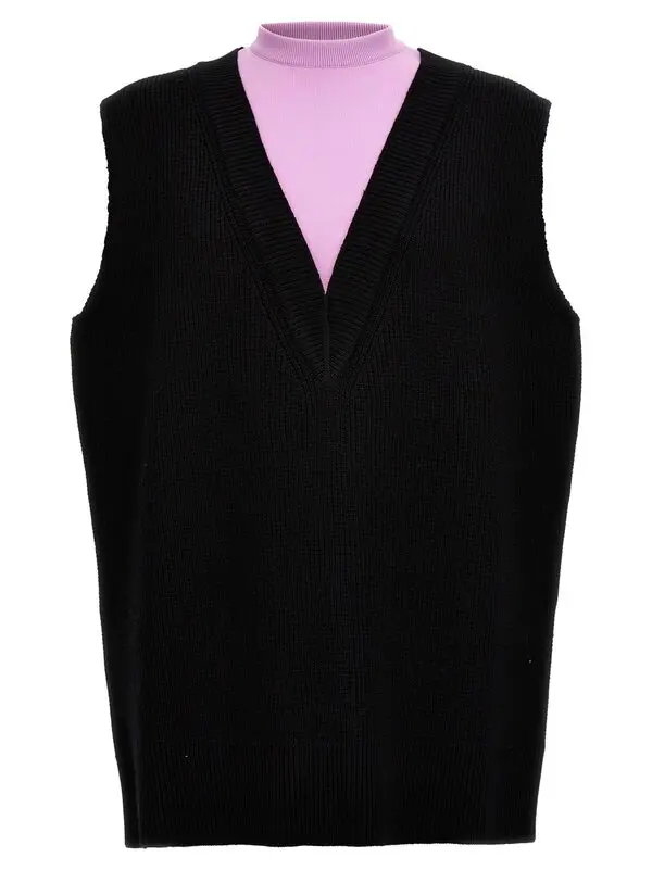 JIL SANDER Knit Vest - Multicolor