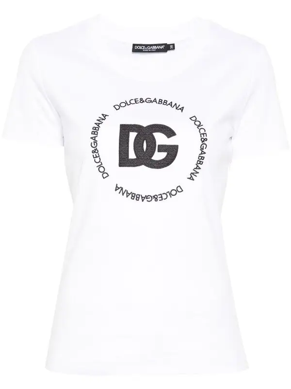 Dolce & Gabbana Cotton Jersey T-shirt With Dg Logo