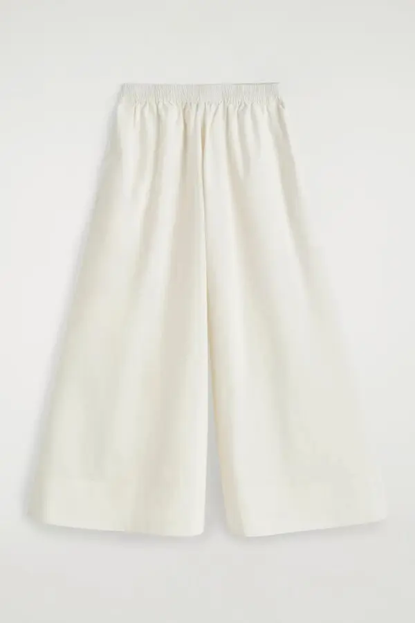 Cos Voluminous Cotton Culottes - White