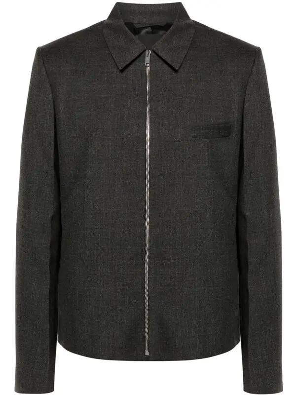 Givenchy Wool Bomber Jacket - Grey