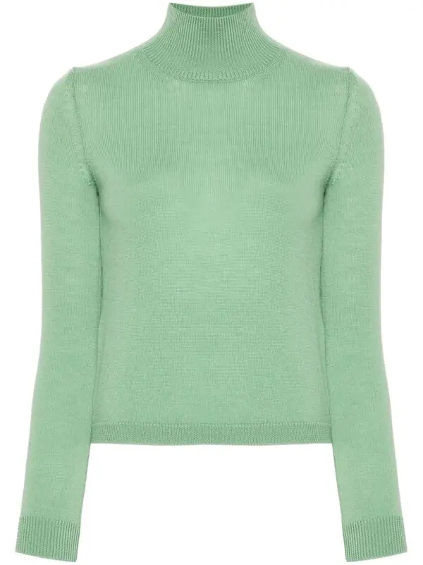 Max Mara Roll-neck Virgin Wool Jumper