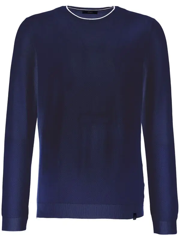 FAY Crew-neck Jumper - Blue
