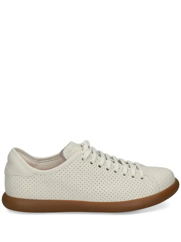 Camper Perforated Lace-up Sneakers - White