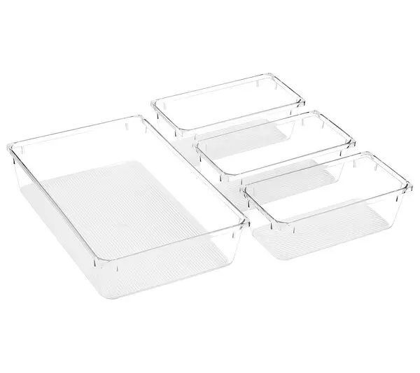 SORBUS 4-piece Drawer Organizer Set For Makeup