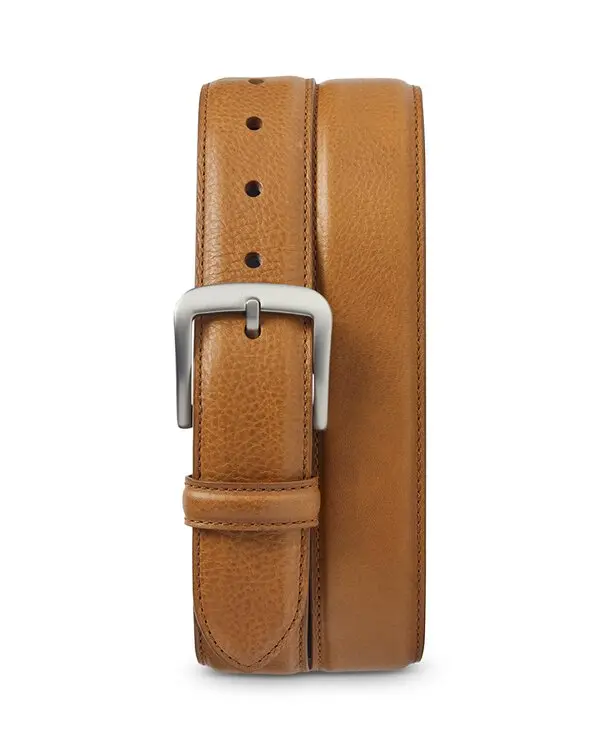Shinola Canfield Leather Belt - Bourbon