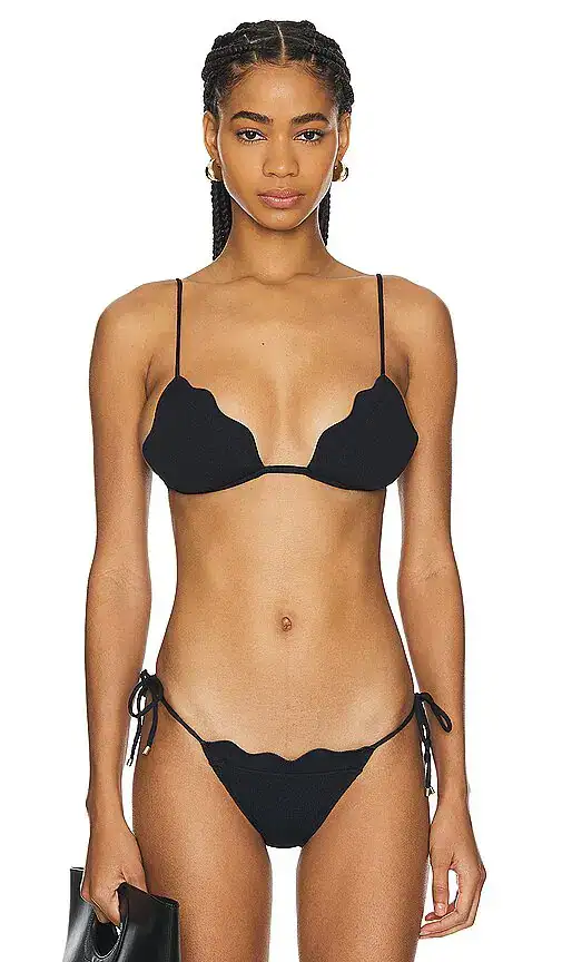 Vix Paula Hermanny Firenze Lou Paral Bikini Top In Black - 44% Off