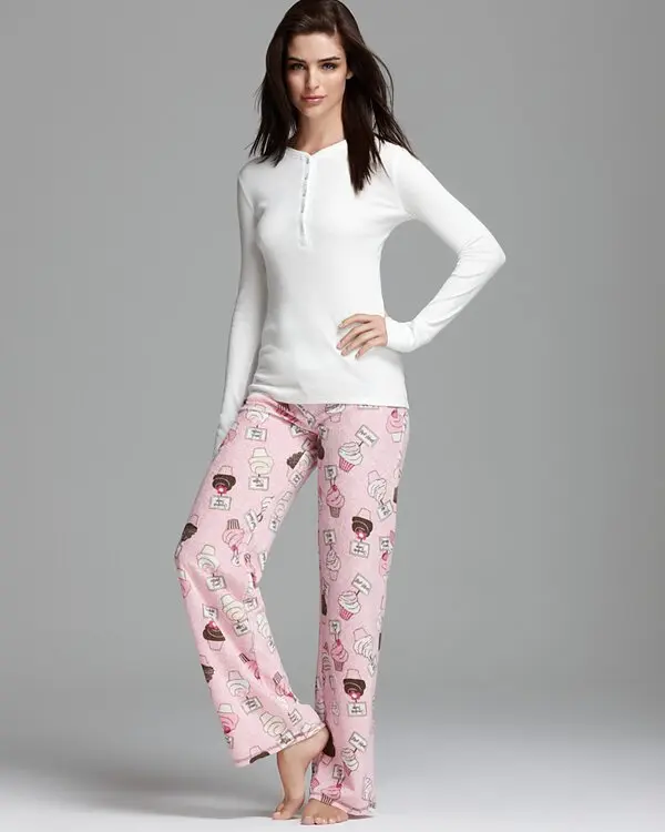 Pj Salvage In Full Bloom Printed Pajama Set In Pink 30% Off