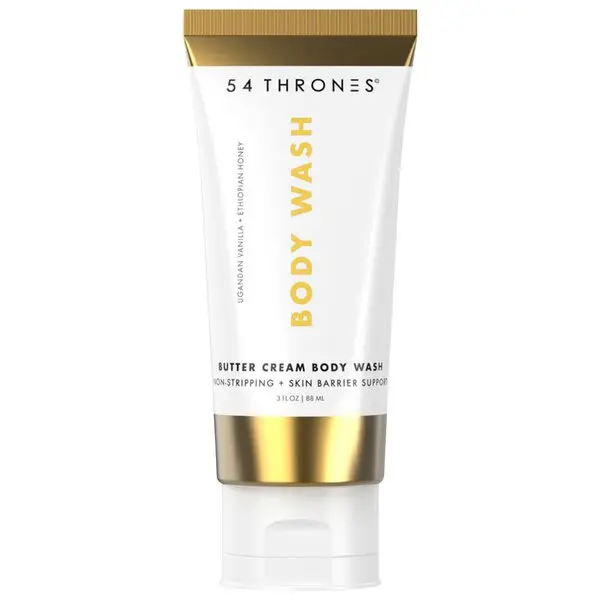 54 THRONES Mini Moisturizing Butter Cream Body Wash Non-stripping With Shea Butter, Ceramides And Niacinamide
