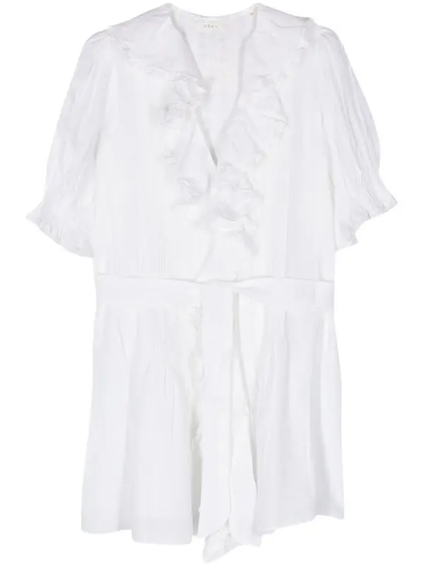 DÔEN Piper Ruffled Mini Dress