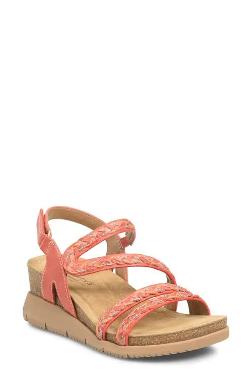 COMFORTIVA Silvia Wedge Sandal - Tomato Multi